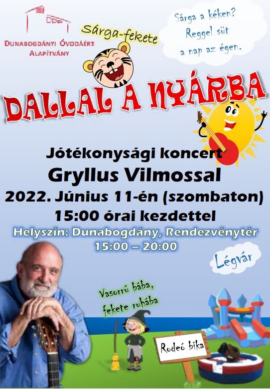 DUNABOGDÁNY - Gryllus Vilmos jótékonysági koncert - Danubia Televízió